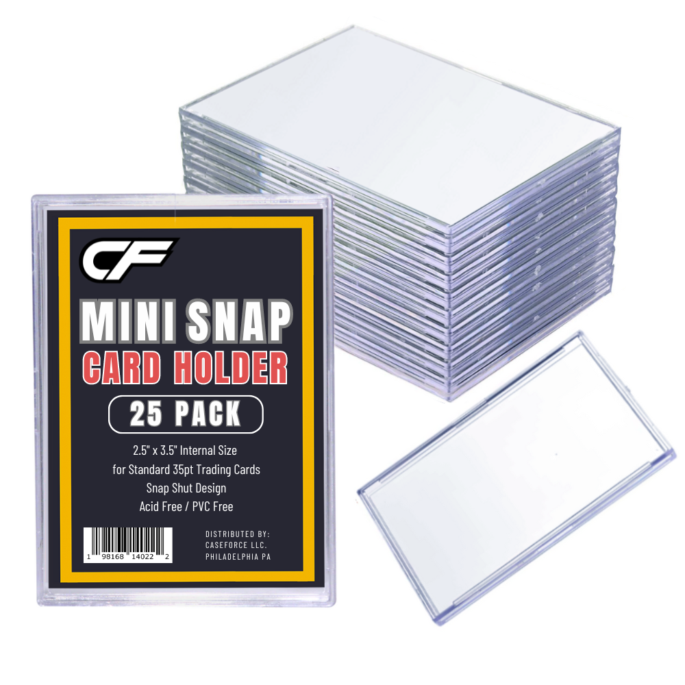 Mini Snap Card Holders for Sports Cards and Trading Cards – Caseforceco